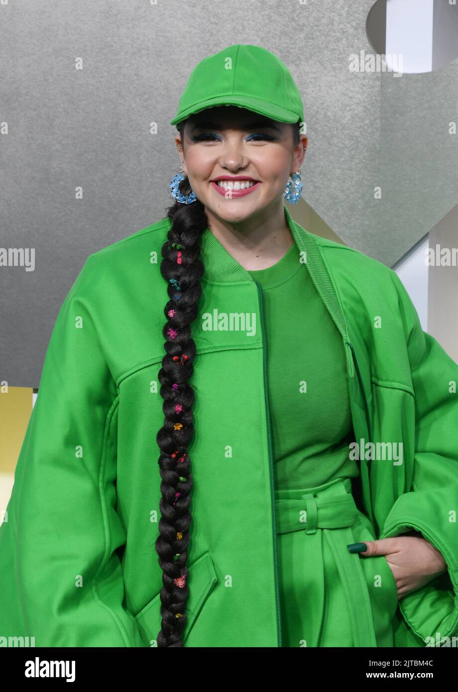 Newark, USA. 28th Aug, 2022. Lauren Spencer-Smith attends the 2022 MTV ...