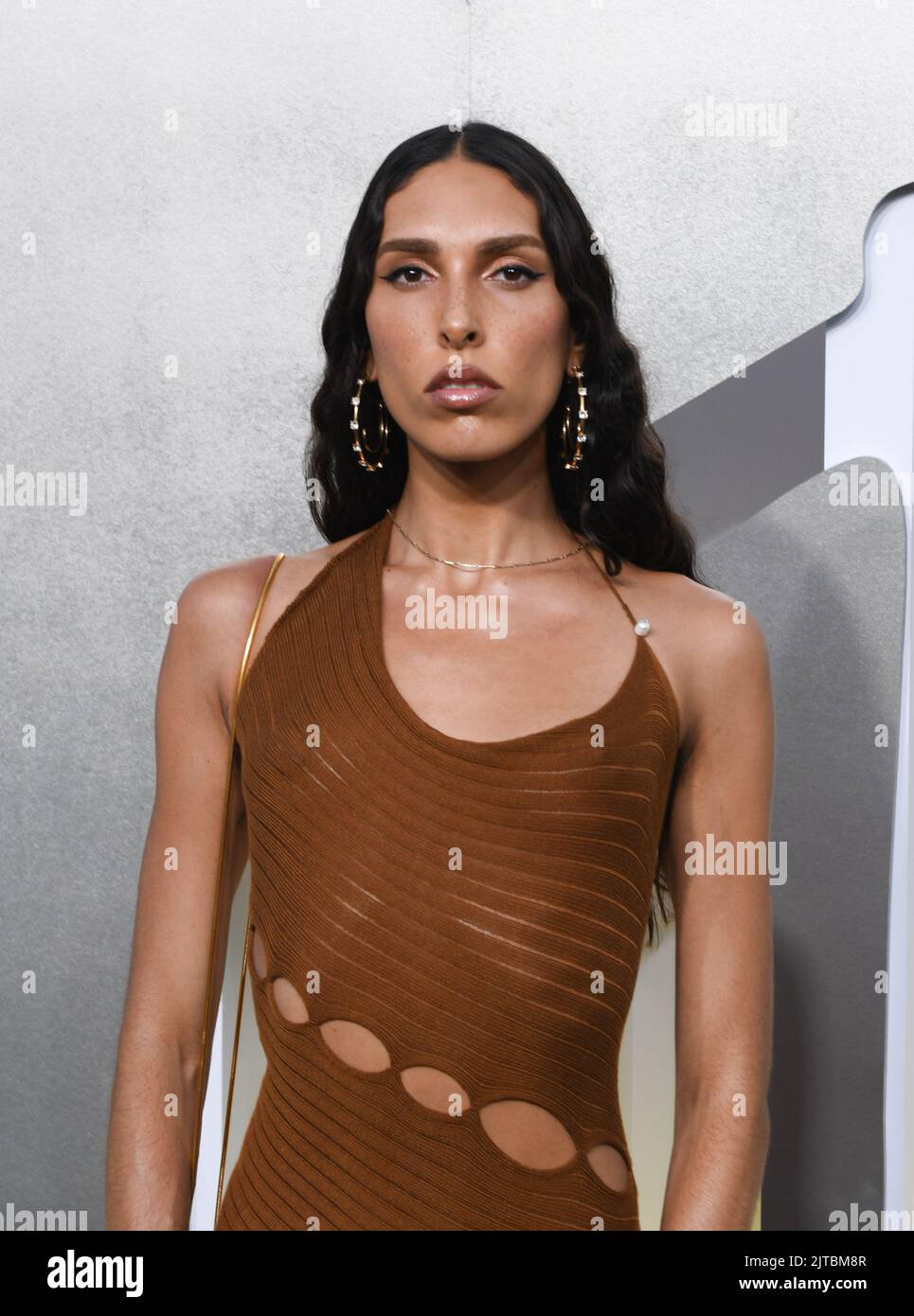 Newark, USA. 28th Aug, 2022. Raya Martigny attends the 2022 MTV VMAs at ...
