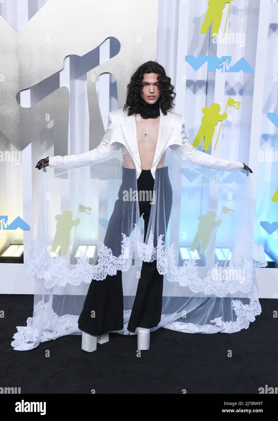 Newark, USA. 28th Aug, 2022. Conan Gray attends the 2022 MTV VMAs at ...