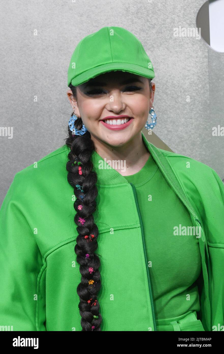 Newark, USA. 28th Aug, 2022. Lauren Spencer-Smith attends the 2022 MTV ...