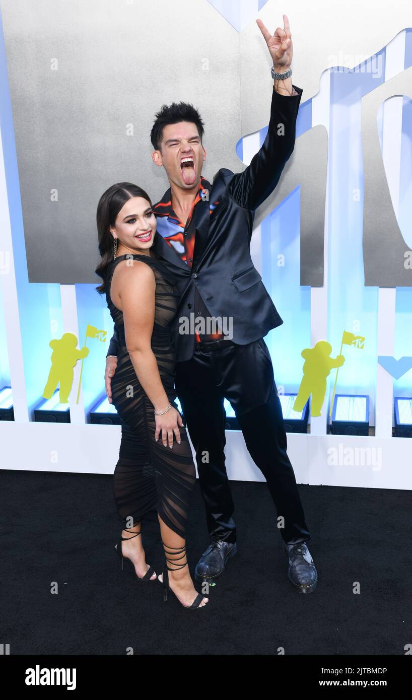 Kevan Kenney attends the 2022 MTV VMAs at Prudential Center on August ...