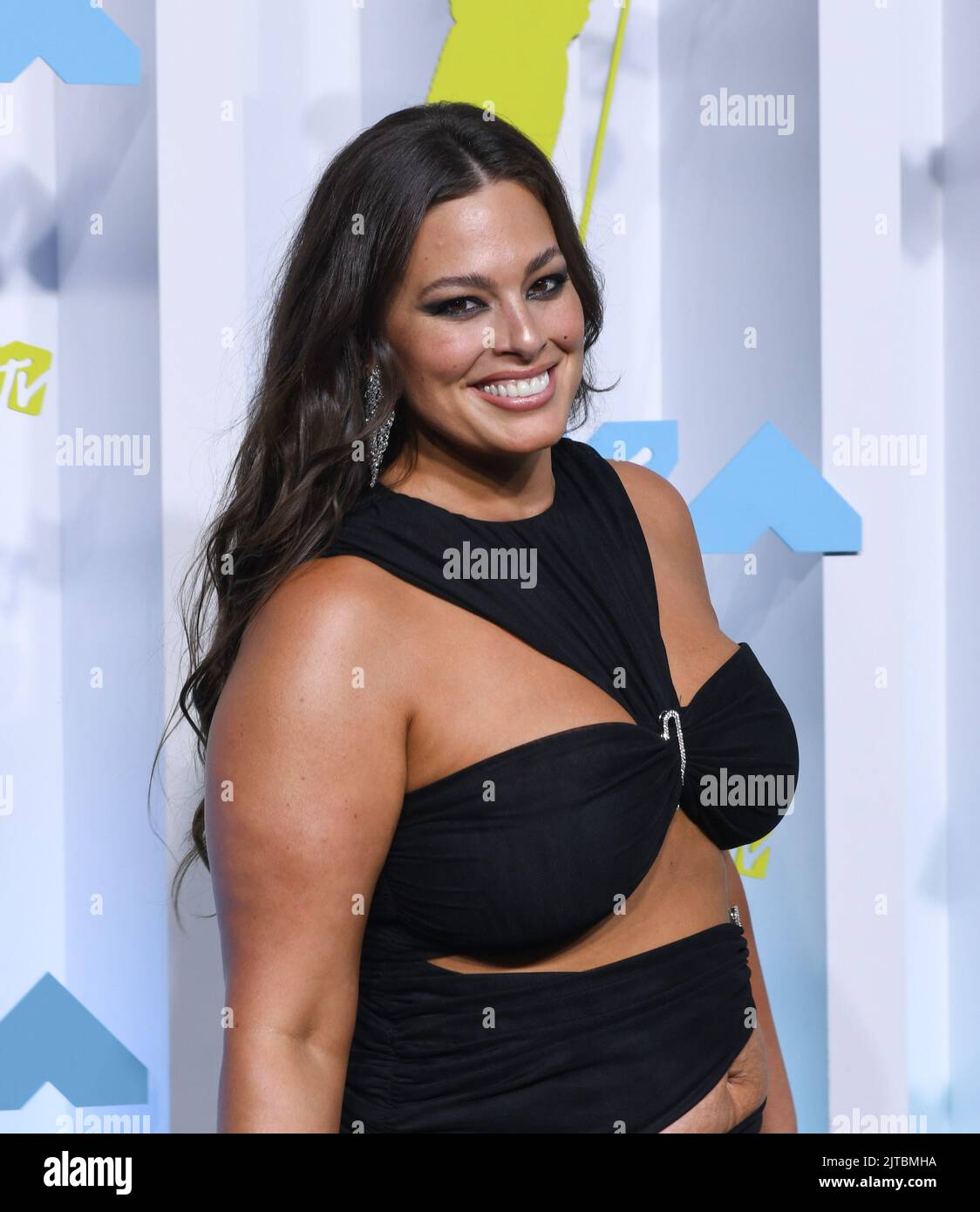 Ashley Graham attends the 2022 MTV VMAs at Prudential Center on August ... Ashley Graham attends the 2022 MTV VMAs at Prudential Center on August ...