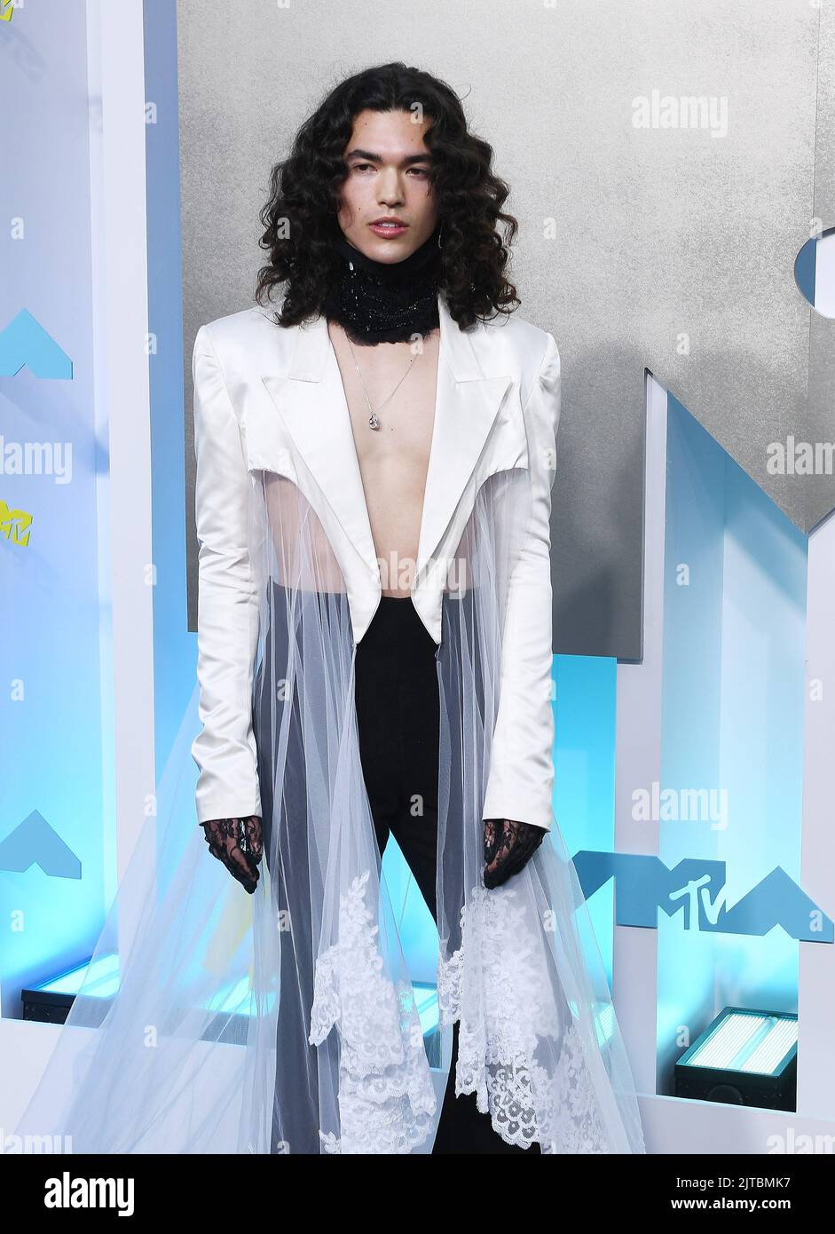Newark, USA. 28th Aug, 2022. Conan Gray attends the 2022 MTV VMAs at ...