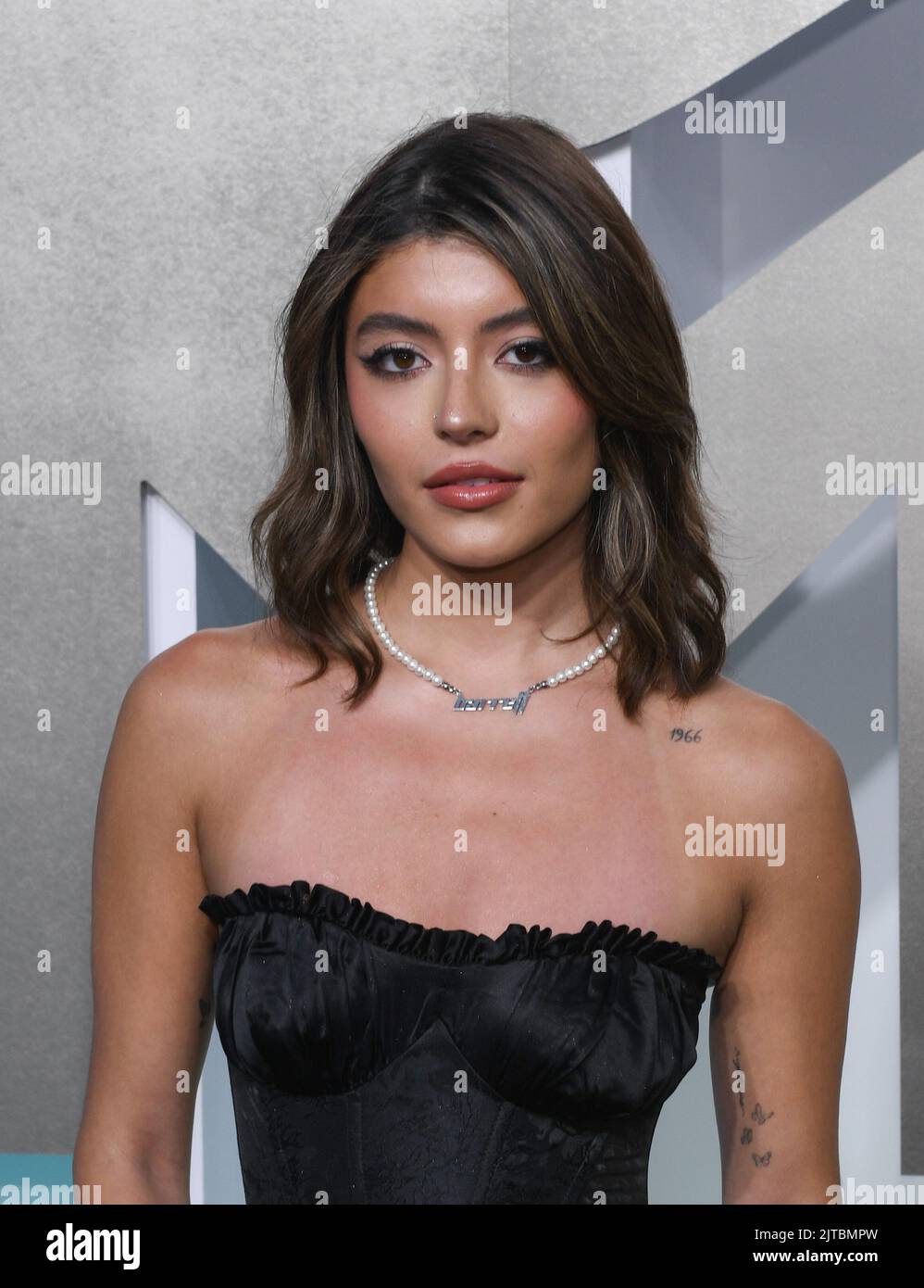 Newark, USA. 28th Aug, 2022. Sabrina Quesada attends the 2022 MTV VMAs ...