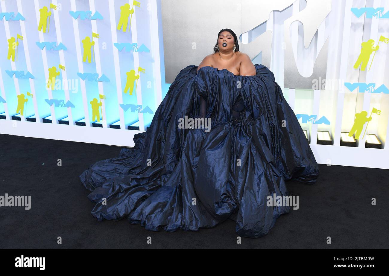 Newark, USA. 28th Aug, 2022. Lizzo attends the 2022 MTV VMAs at ...