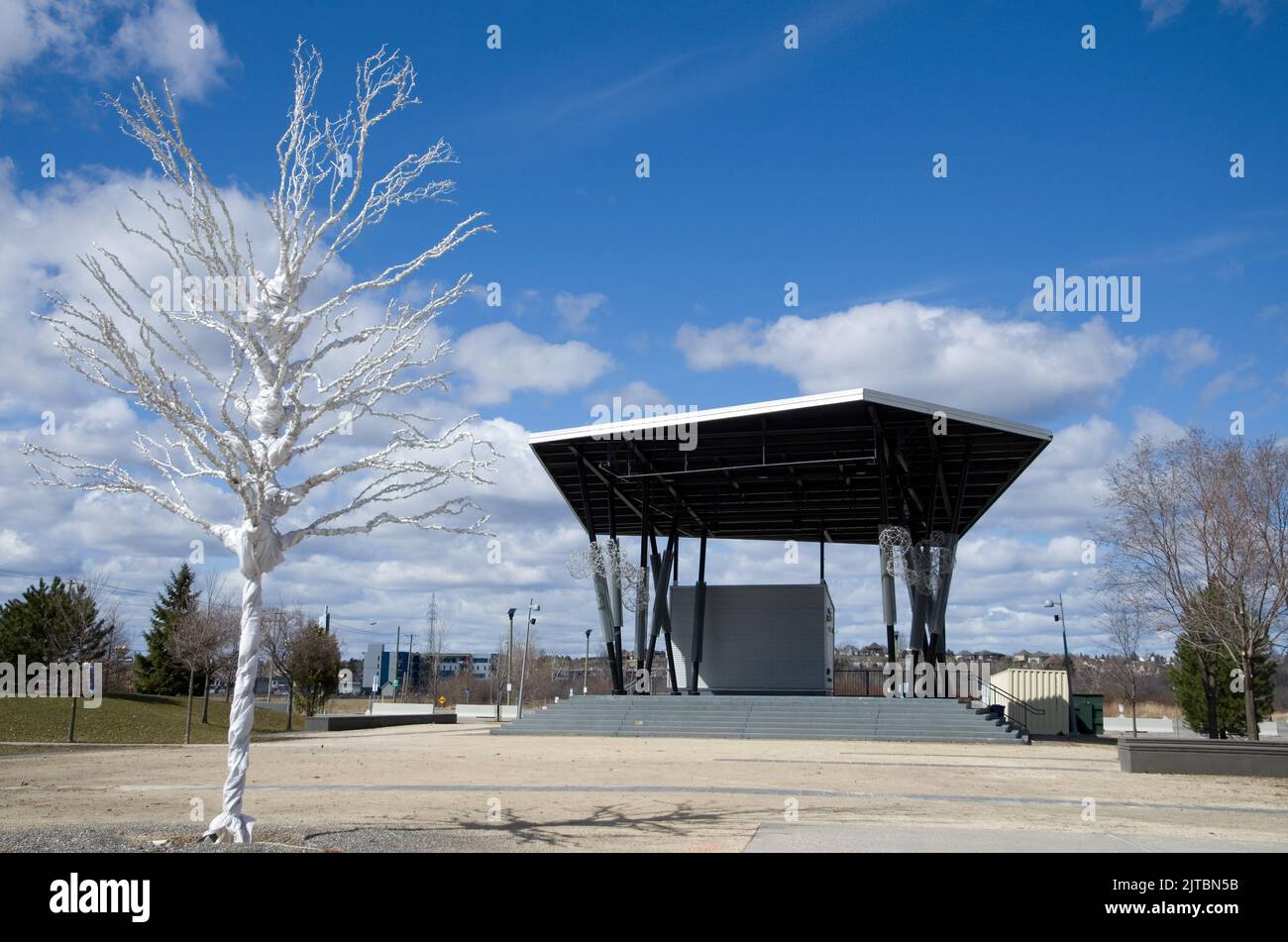 Place De la Cité Outdoor Theater in Gatineau Quebec Horizontal Stock ...
