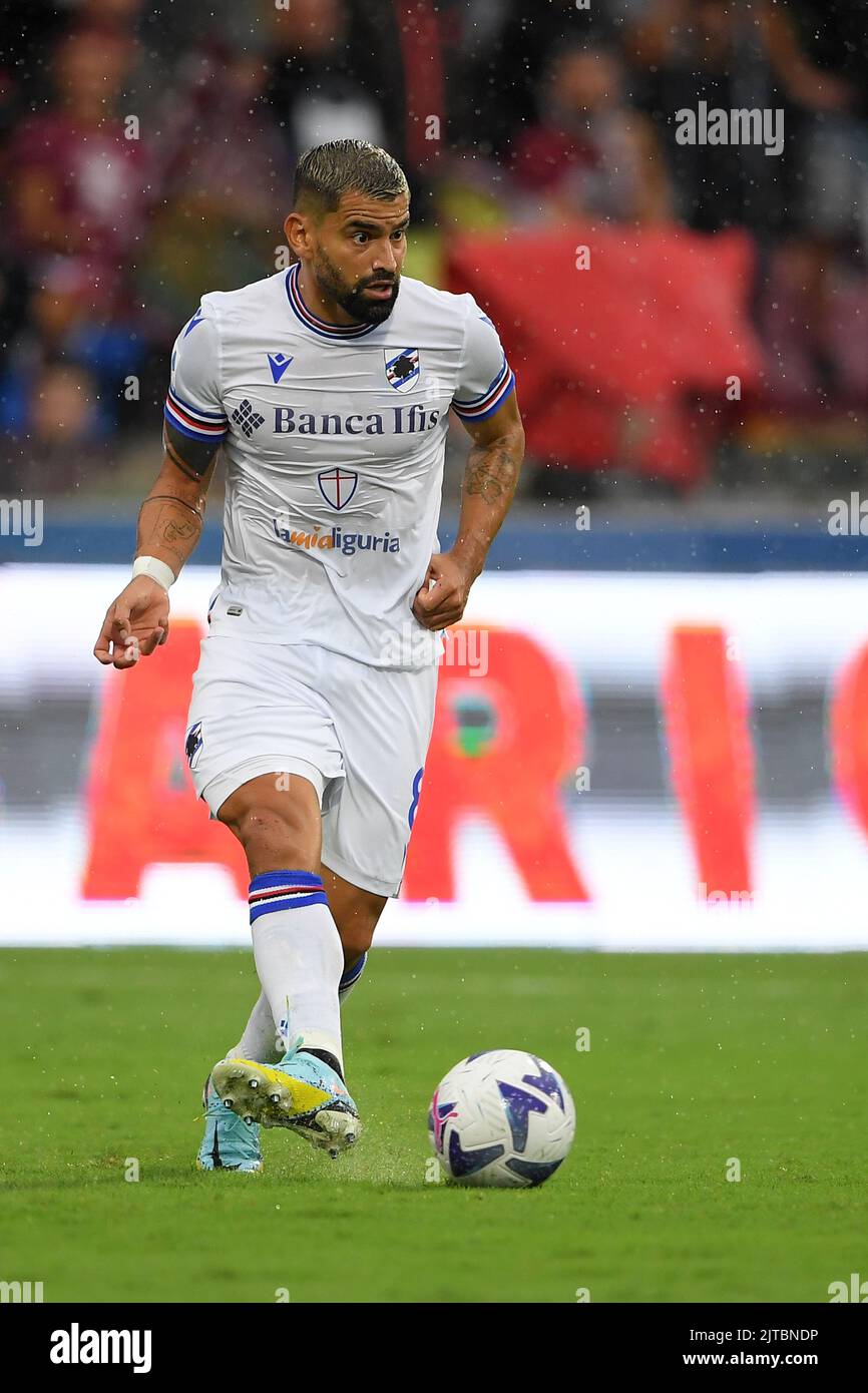 Tomas Rincon of Sampdoria during the Serie A match between US ...