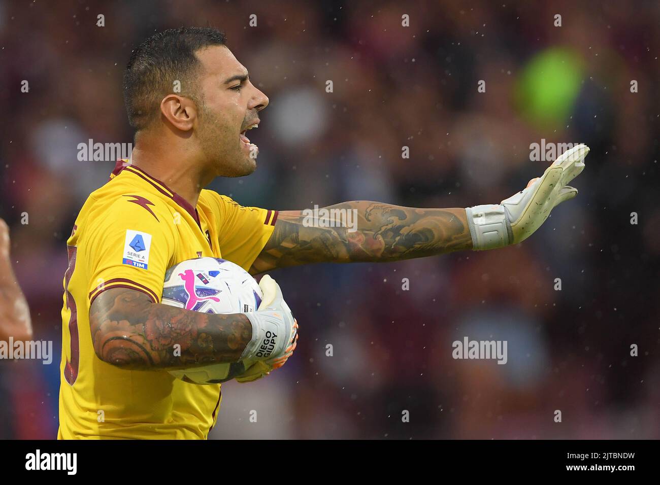 Luigi Sepe of Salernitana during the Serie A match between US ...