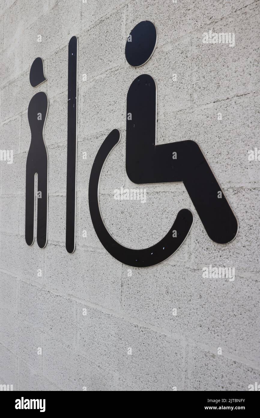 Nice, France, 28th August 2022. A general view showing disabled and ...