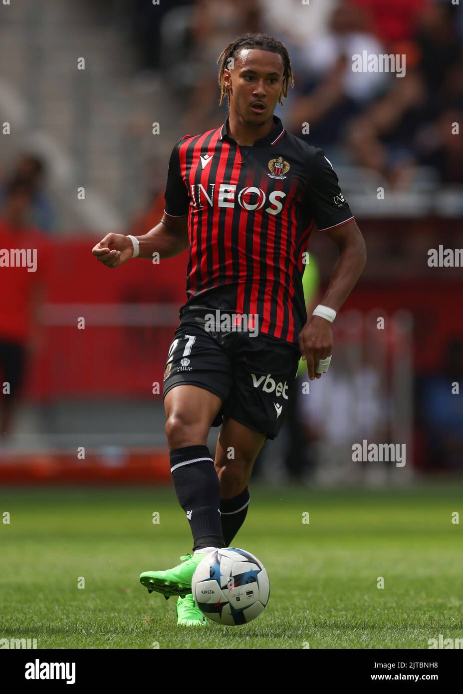 Nice, France, 28th August 2022. Alexis Beka Beka of OGC Nice during the ...