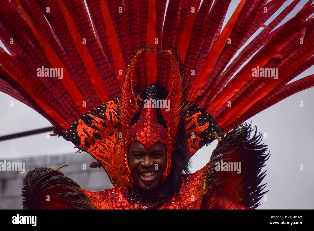 Men in costume notting hill carnival hi-res stock photography and ...