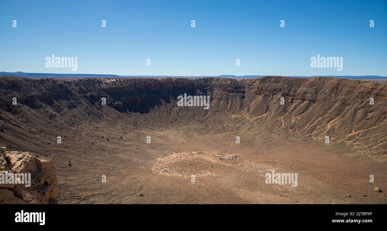 Meteor Crater / Barringer Crater - Winslow - Arizona Stock Photo - Alamy Meteor Crater / Barringer Crater - Winslow - Arizona Stock Photo - Alamy