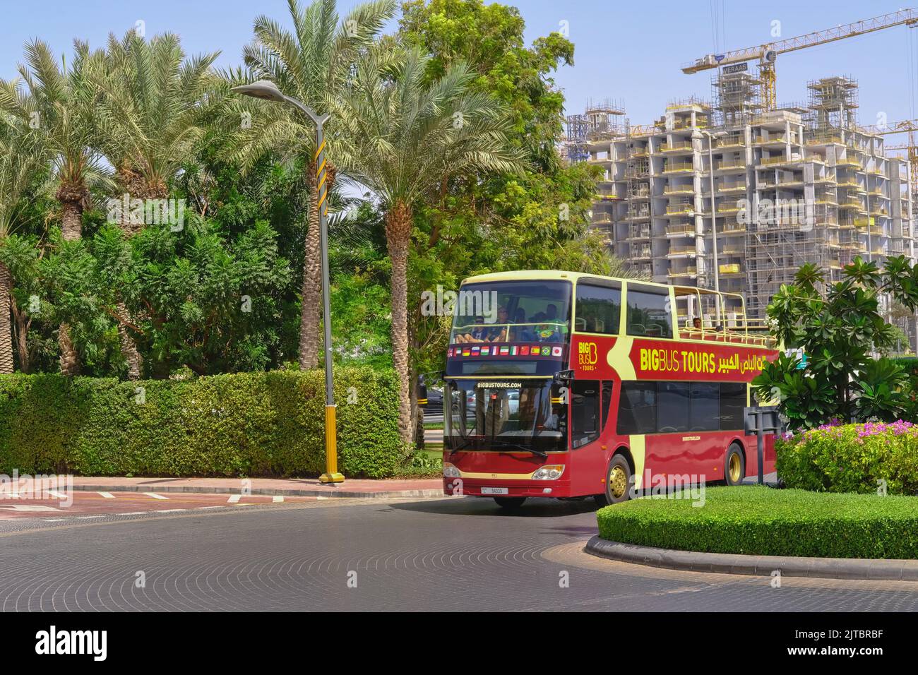 Dubai city sightseeing tour by worldwide red double-decker Hop On Hop ...