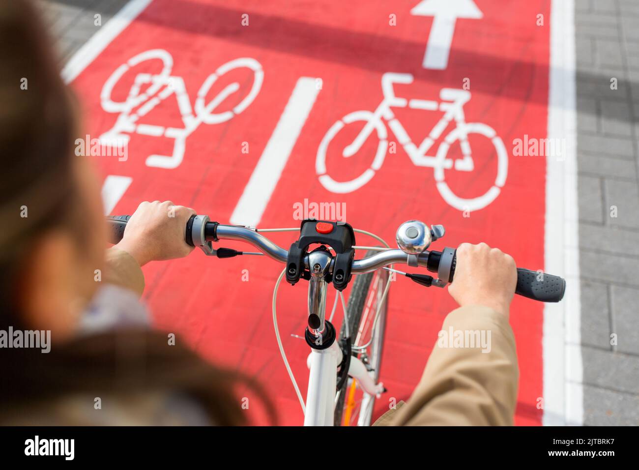 Cycling concept bike ride along hi-res stock photography and images - Alamy