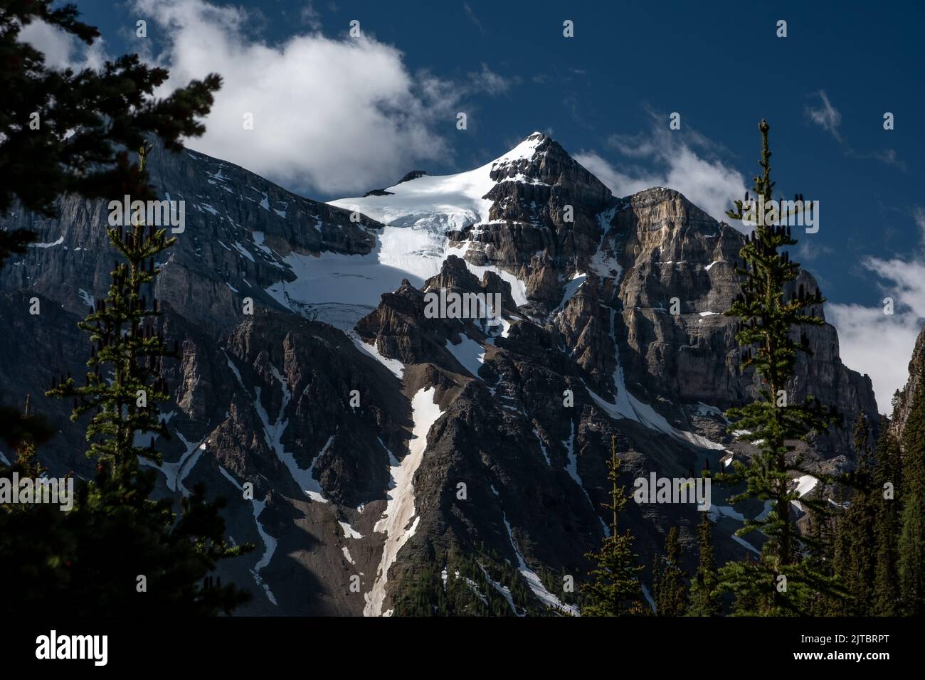 View on the mount Fairview while hicking around lake Louise in Canada ...