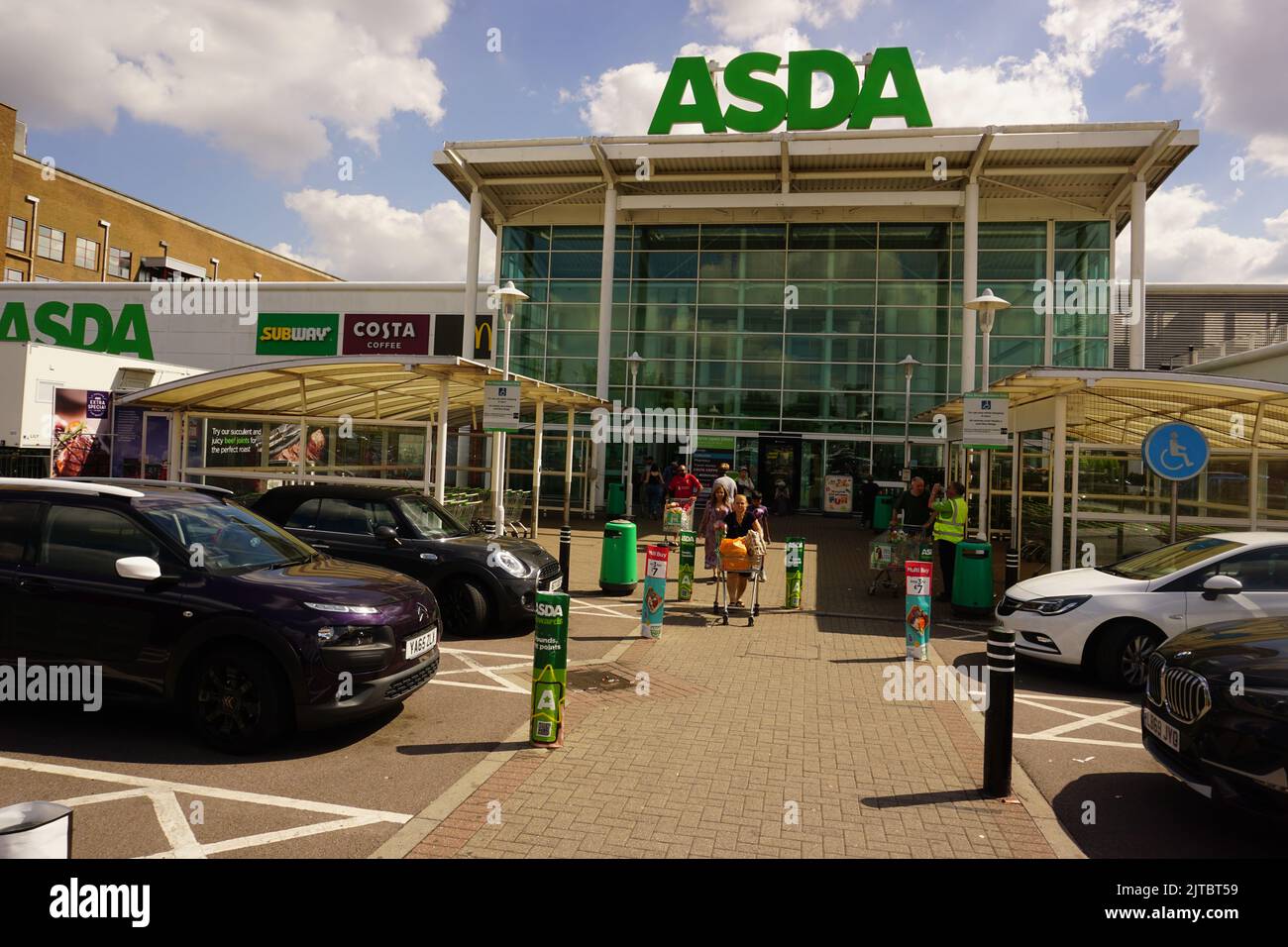 Asda Supercentre in Watford United Kingdom Stock Photo - Alamy