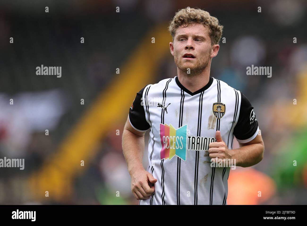 NOTTINGHAM, UK. AUGUST 29TH Matt Palmer of Notts County during the ...
