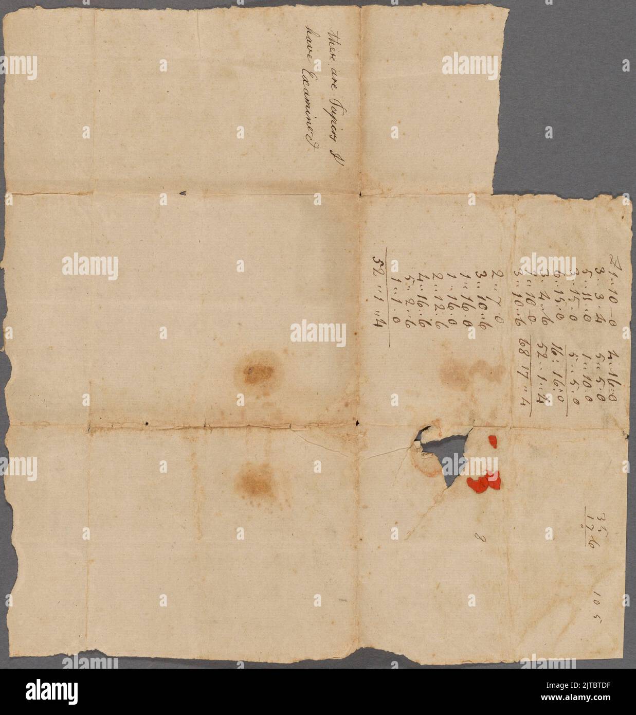 Unreadable calligraphic handwriting hi-res stock photography and images ...