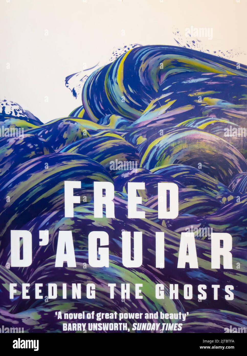 Feeding the ghosts Novel by Fred D'Aguiar. 1997. Book cover Stock Photo ...