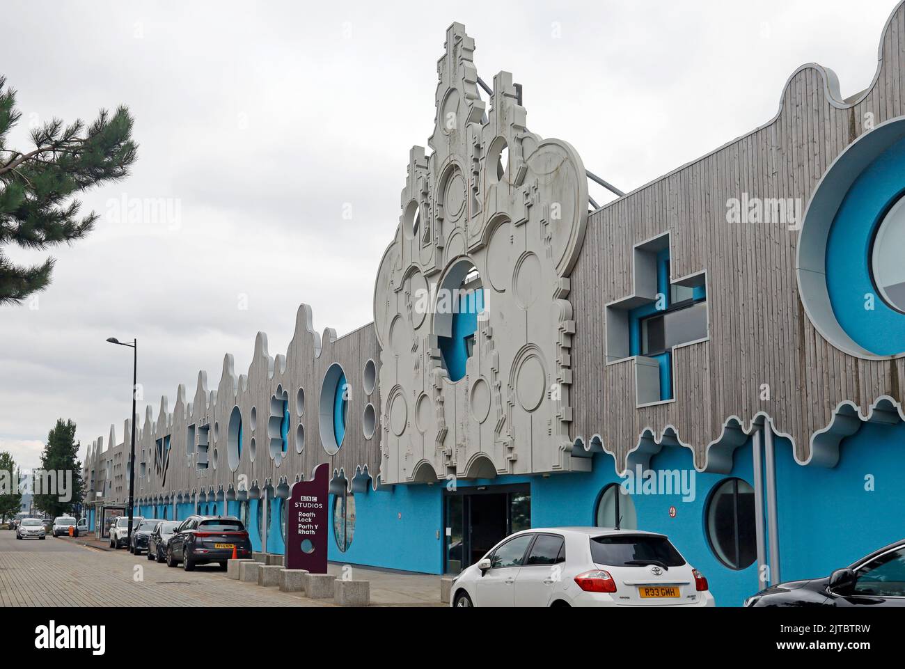 BBC Studios, Roath Lock, Cardiff Bay, summer 2022 Stock Photo - Alamy