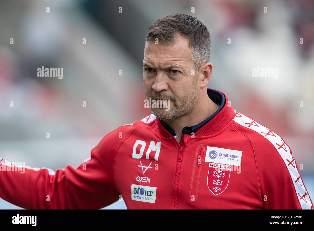 Daniel McGuire Head Coach of Hull KR during the game Stock Photo - Alamy