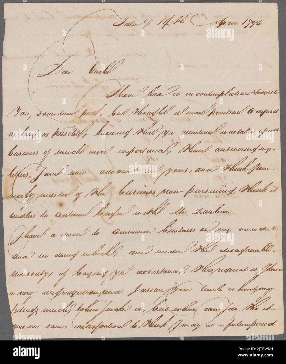 Unreadable calligraphic handwriting hi-res stock photography and images ...