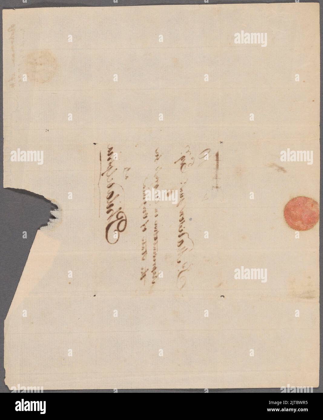 Unreadable calligraphic handwriting hi-res stock photography and images ...