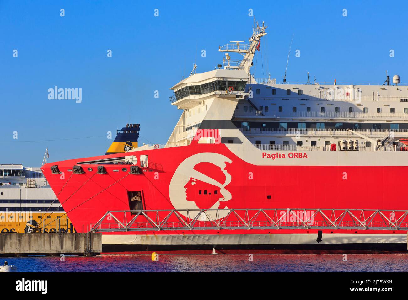 The Paglia Orba (1994) from Corsica Linea and the MS Mega Smeralda ...
