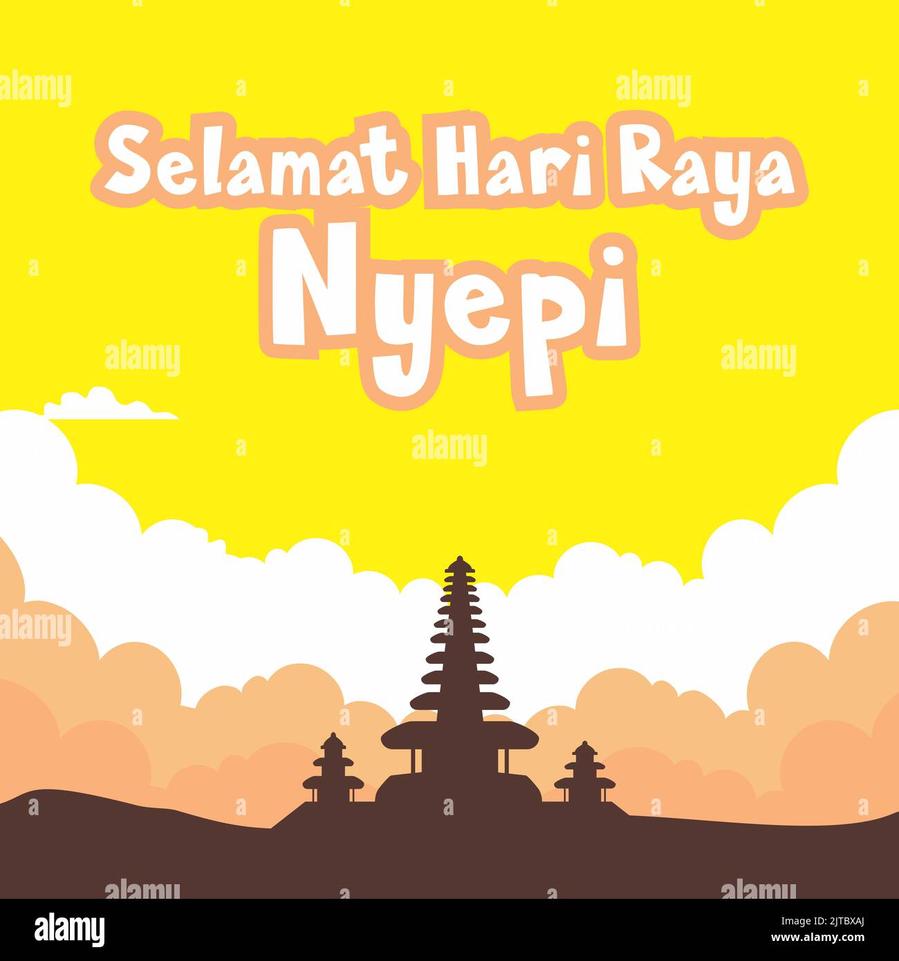 A vector of a colorful template with Happy Seclusion Day editable text ...