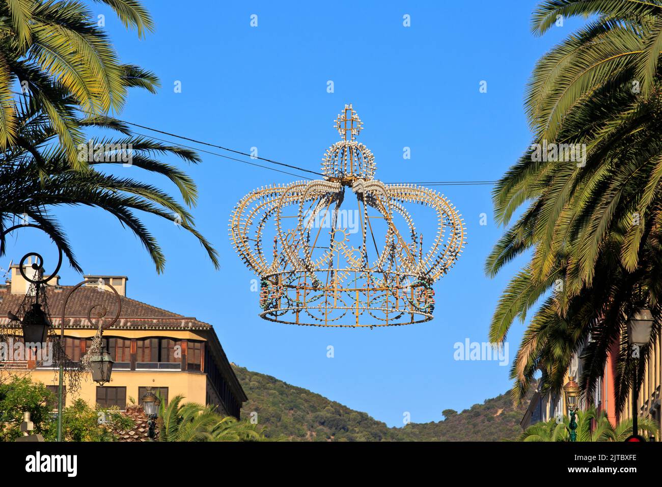 A neon light imperial crown in honor of French Emperor Napoleon I (1769 ... A neon light imperial crown in honor of French Emperor Napoleon I (1769 ...