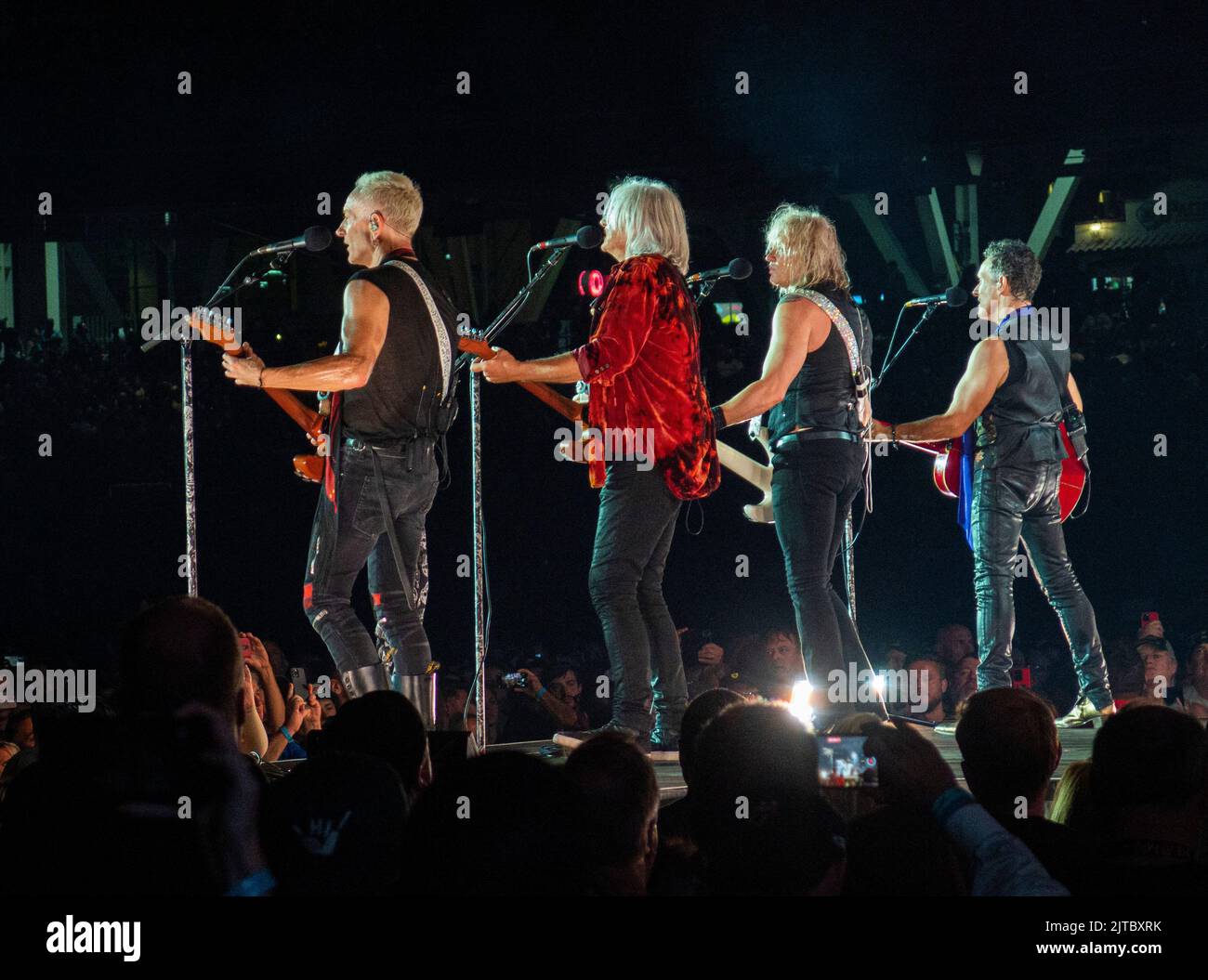 August 28, 2022, San Diego, California, USA: The rock band Leppard ...