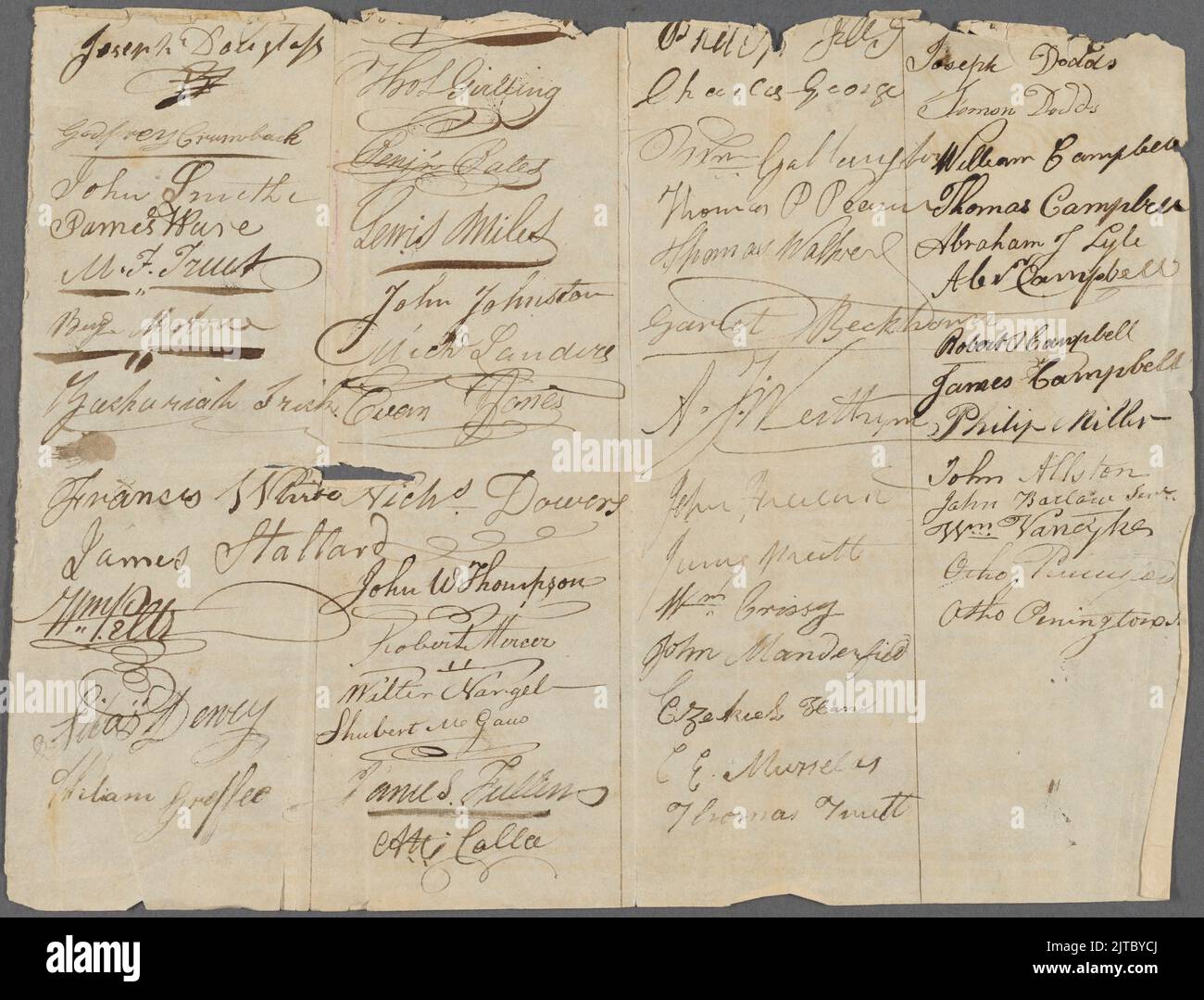 Unreadable calligraphic handwriting hi-res stock photography and images ...