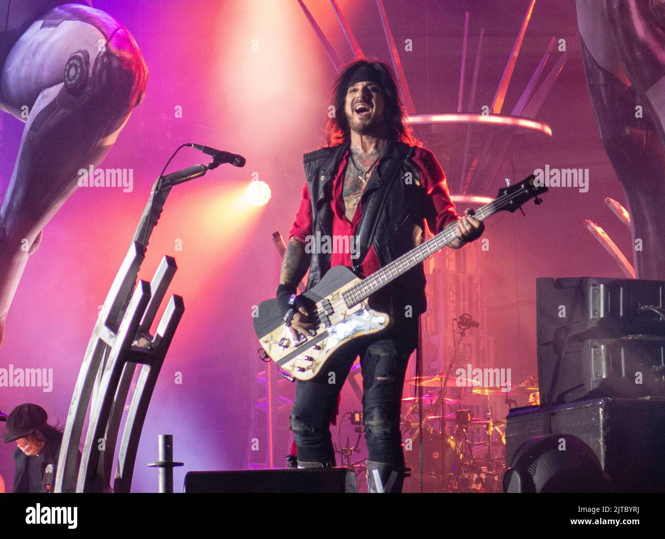 August 28, 2022, San Diego, California, USA: Nikki Sixx of the rock ...