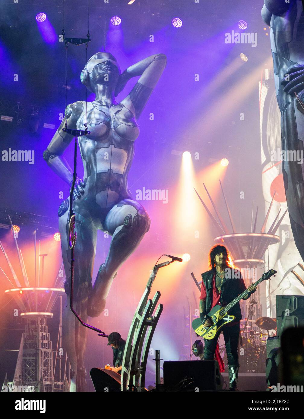 August 28, 2022, San Diego, California, USA: Nikki Sixx of the rock ...