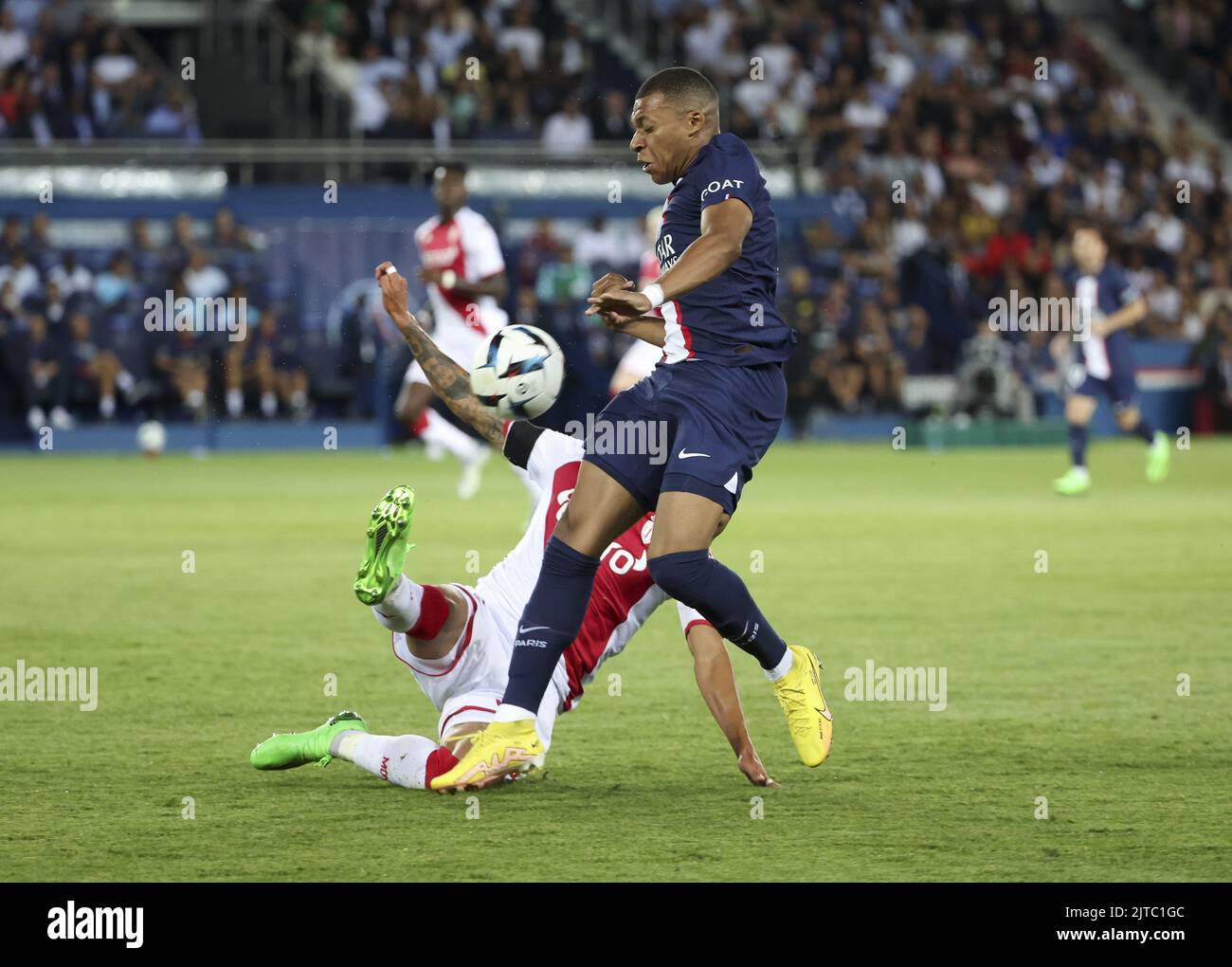 Kylian Mbappe of PSG during the French championship Ligue 1 football ...