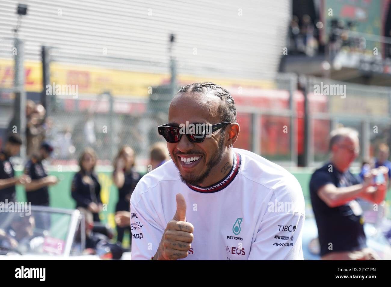 Lewis Hamilton (GBR) Mercedes W13 E Performance Stock Photo - Alamy