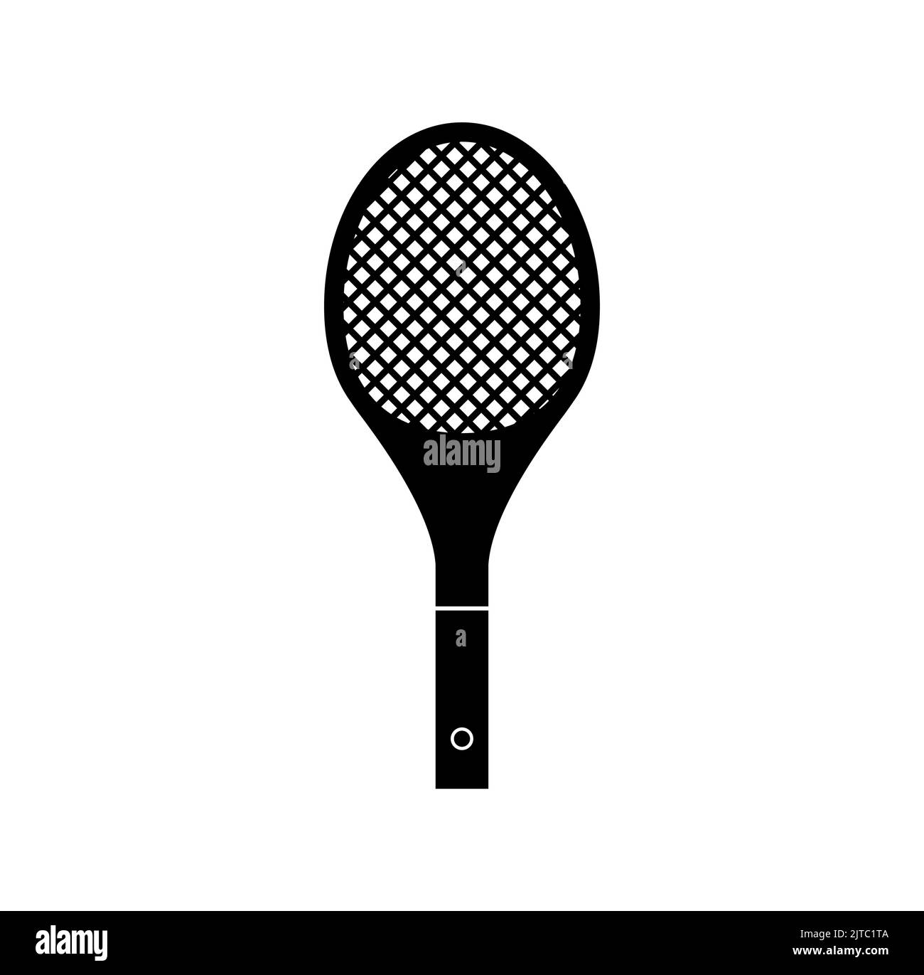 A vector illustration of a mosquito racket on a white background Stock ...
