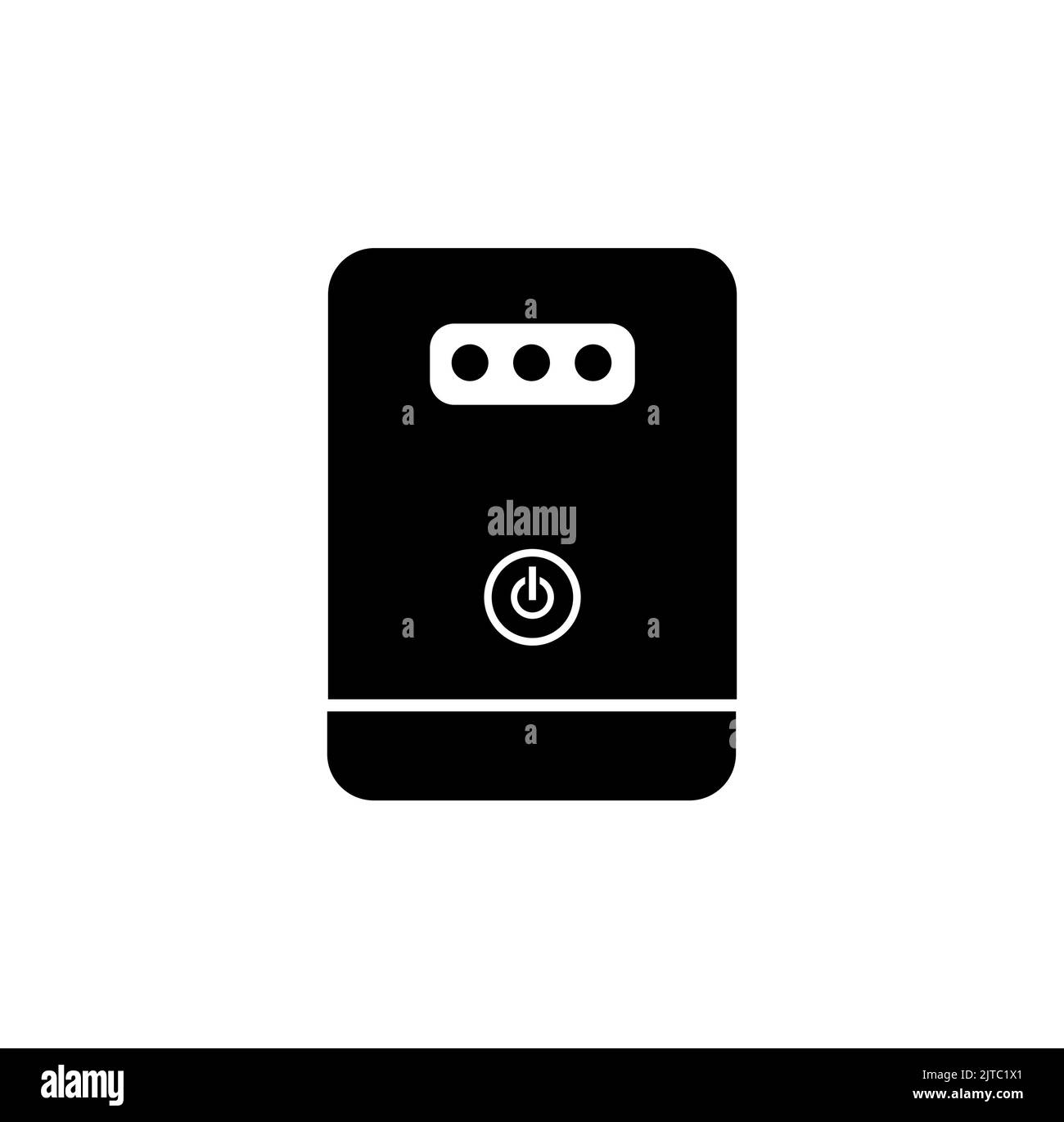 A sigital illustration of a UPS vector icon Stock Vector Image & Art ...