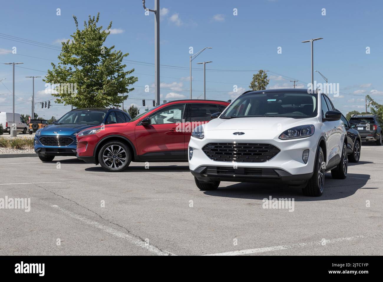 Muncie Circa August 2022 Ford Escape Display At A Dealership Ford