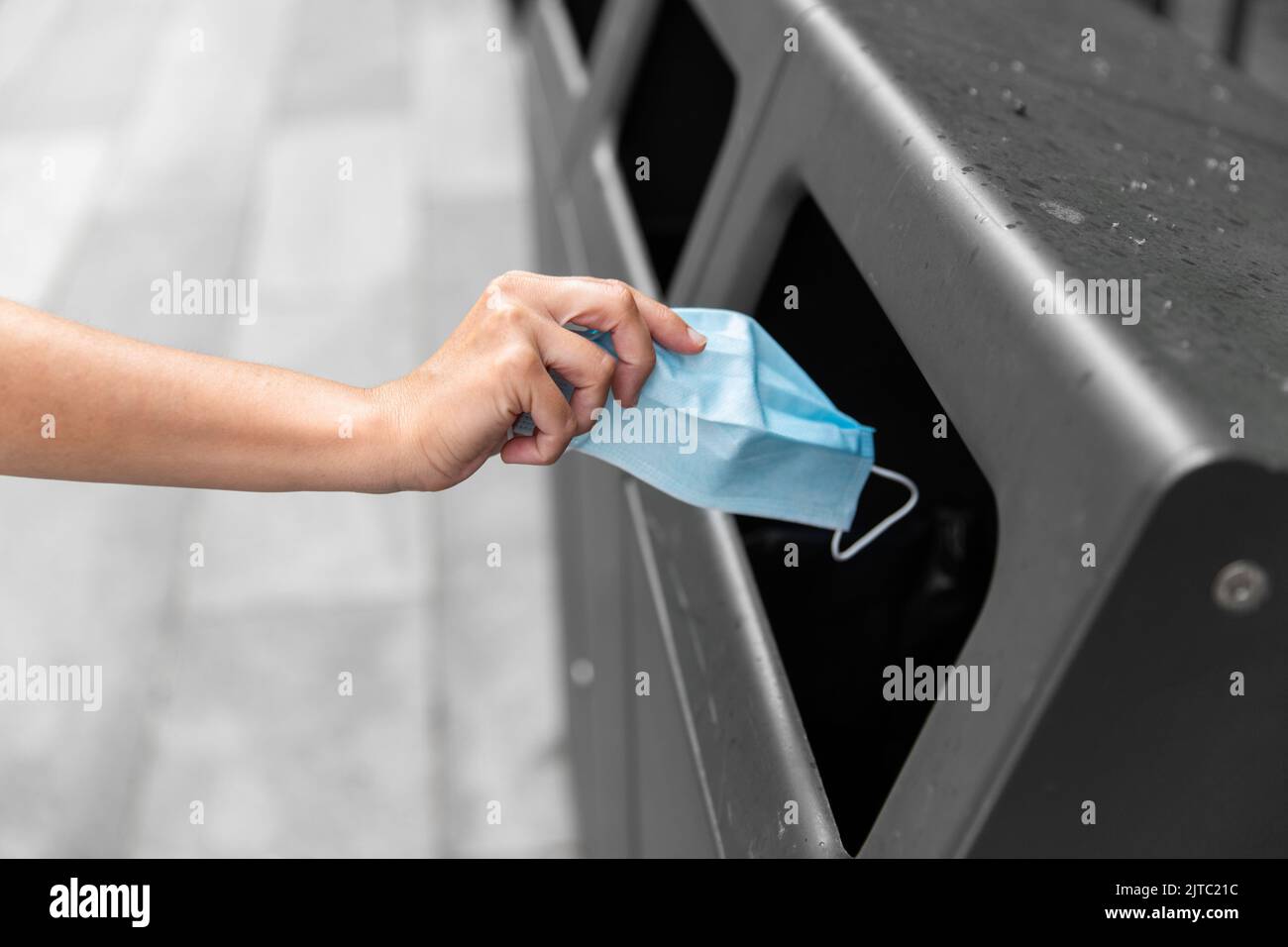 Throwing the mask hi-res stock photography and images - Alamy