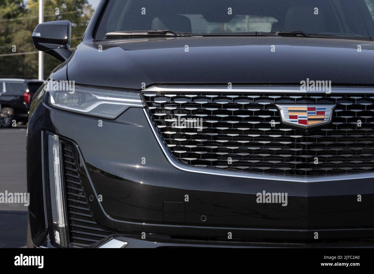 Kokomo - Circa August 2022: Cadillac XT6 display. Cadillac offers the ...