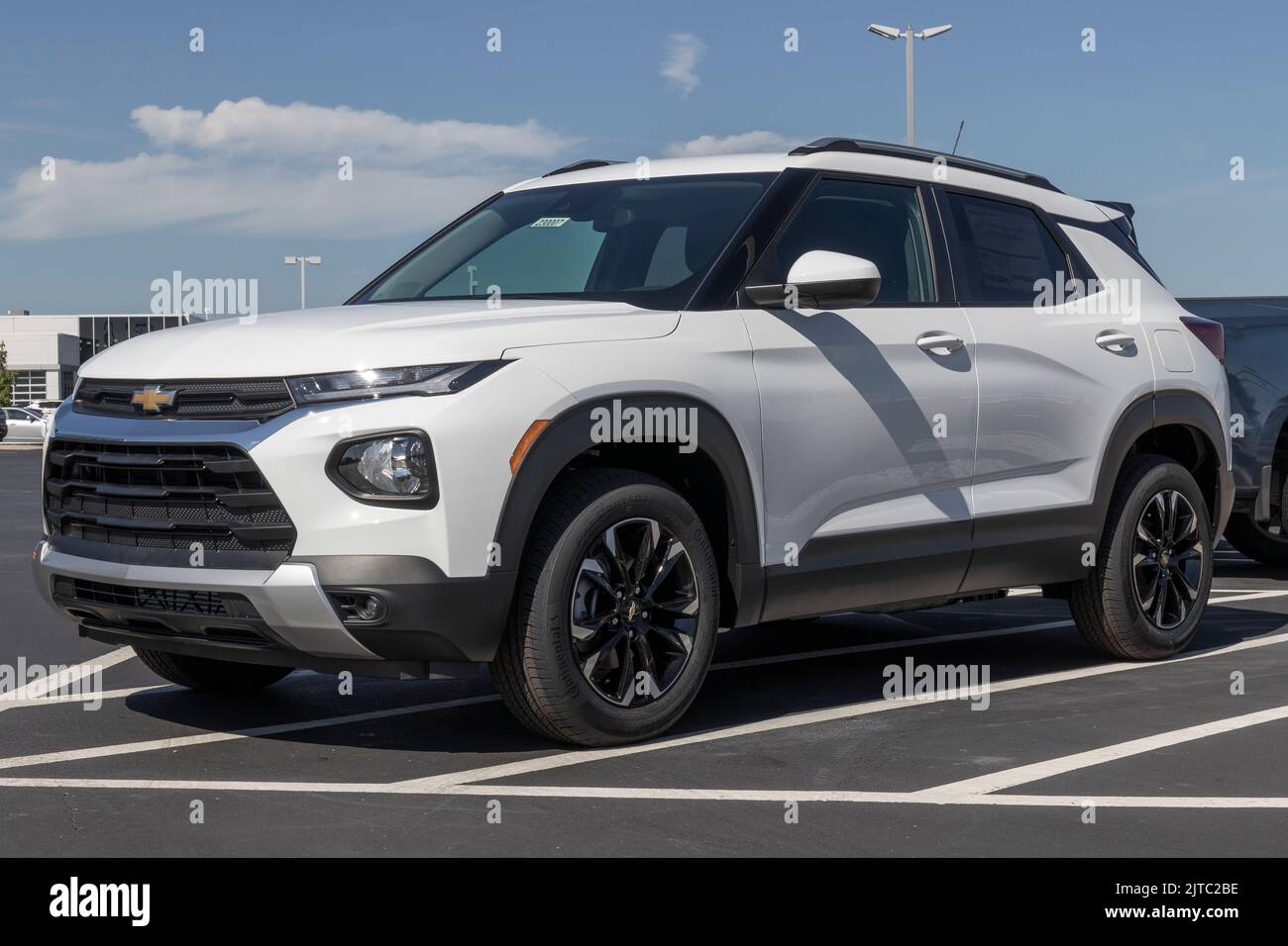 Muncie - Circa August 2022: Chevrolet Trailblazer display at a ...
