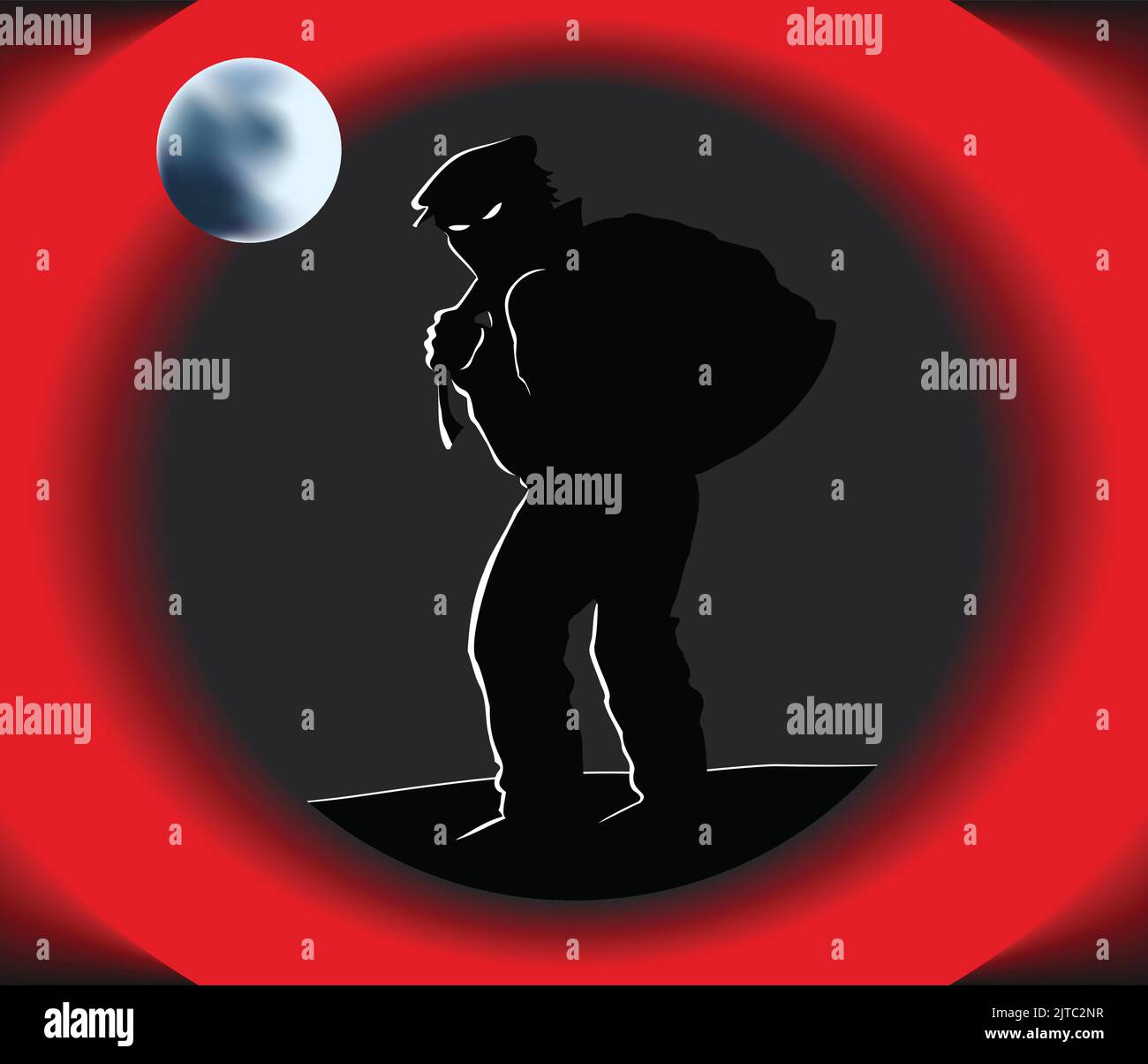 Burglar money bag icon hi-res stock photography and images - Alamy