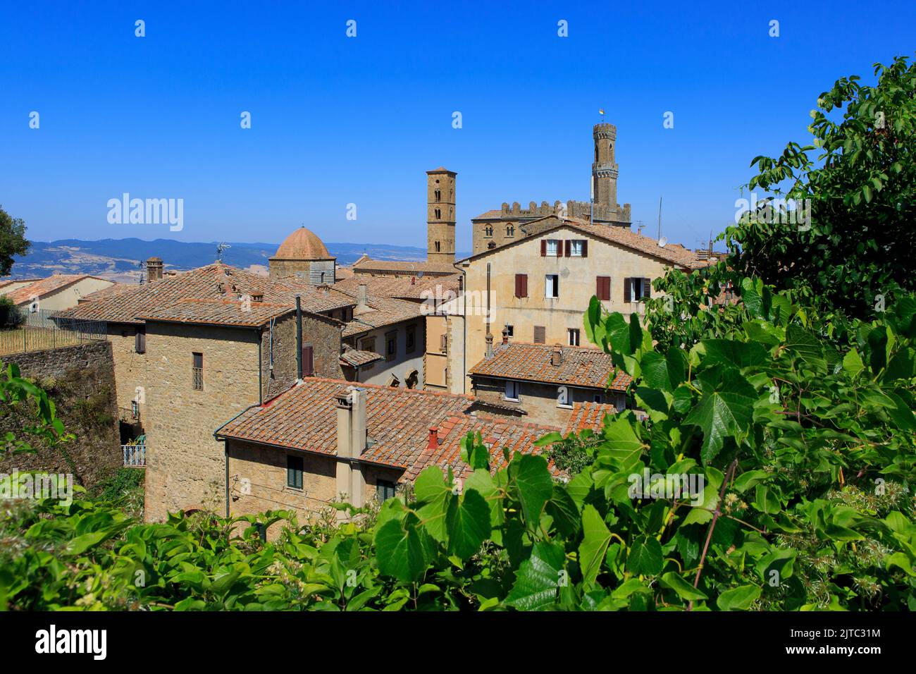 Old town piazza dei priori in volterra hi-res stock photography and ...