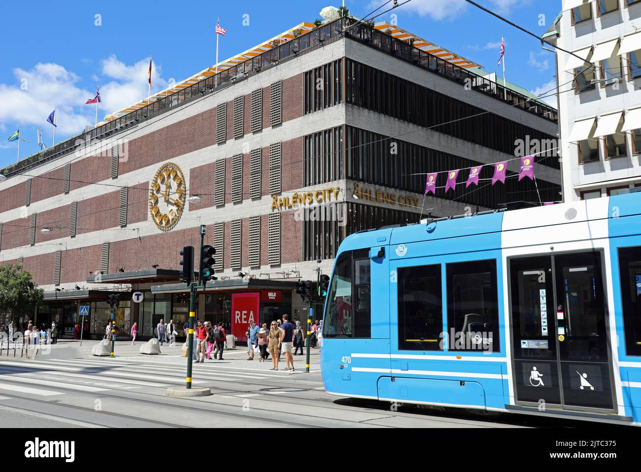 Ahlens City department store at Norrmalm in Stockholm Stock Photo - Alamy