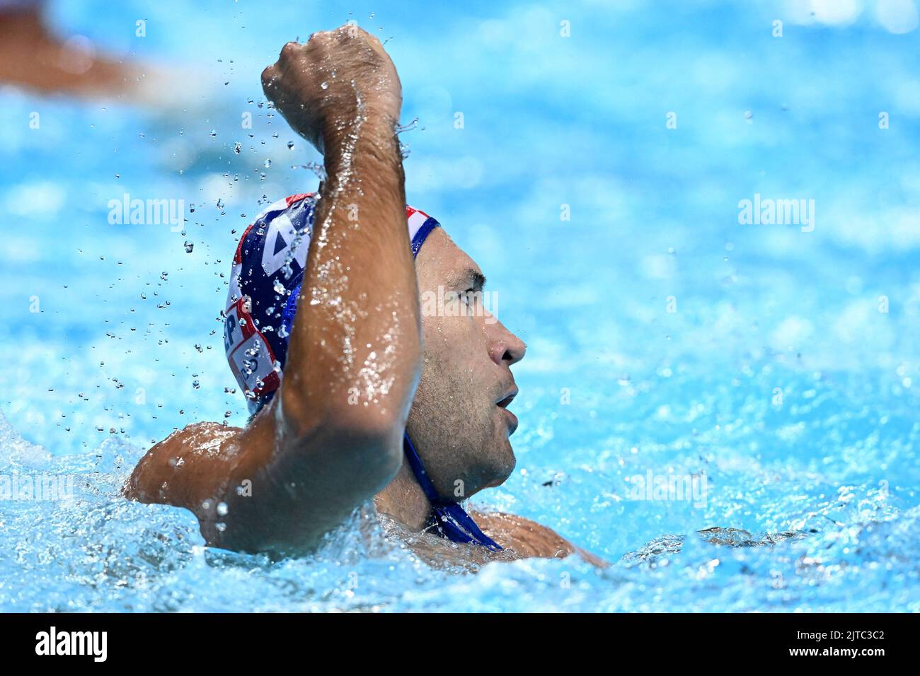 SPLIT, CROATIA - AUGUST 29: Ivan Krapic of Croatia celebrate during the ...