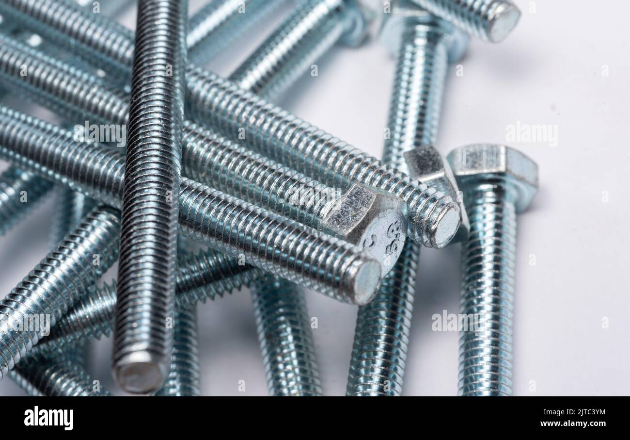 Long thread bolts hi-res stock photography and images - Alamy