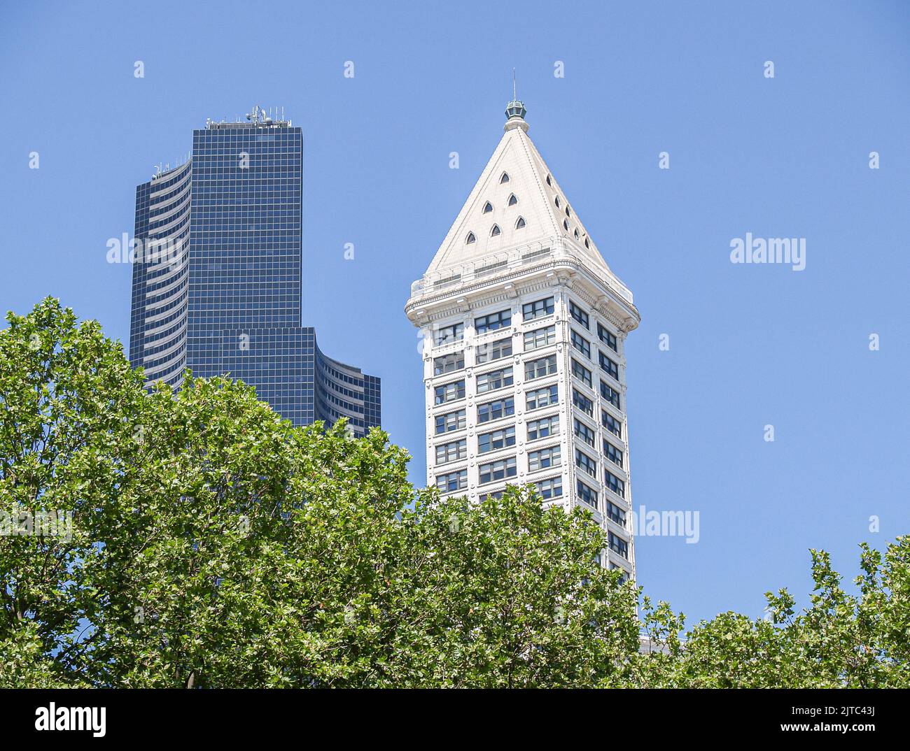 Seattle USA - July 20 2008; Neo classical architectural style Smith ...