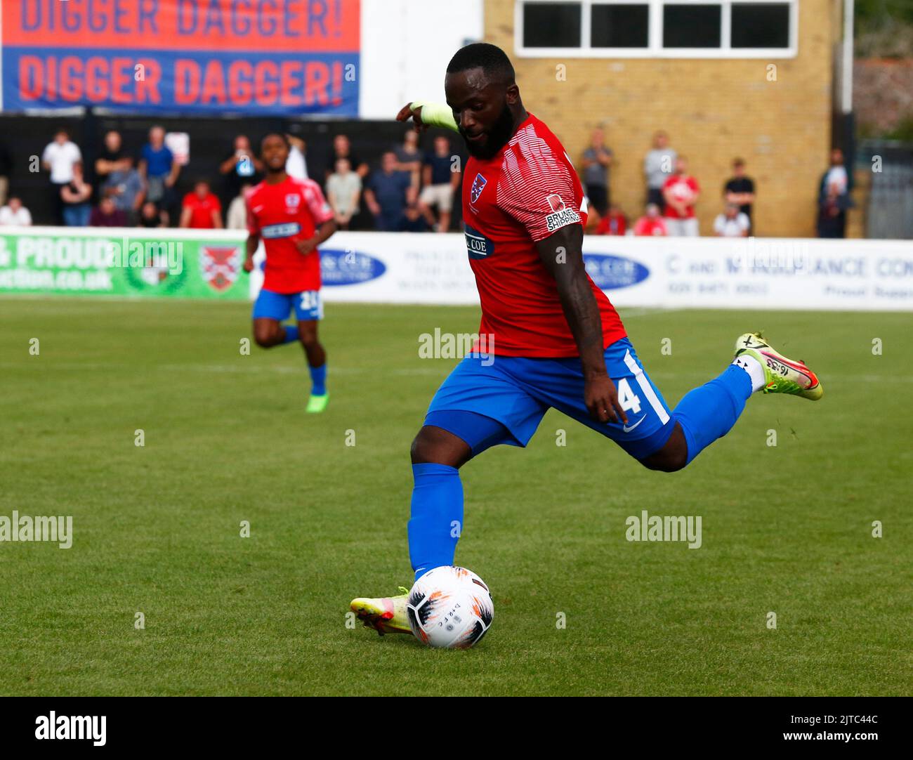 DAGENHAM ENGLAND - AUGUST 29 : Dagenham & Redbridge's Junior Morias ...