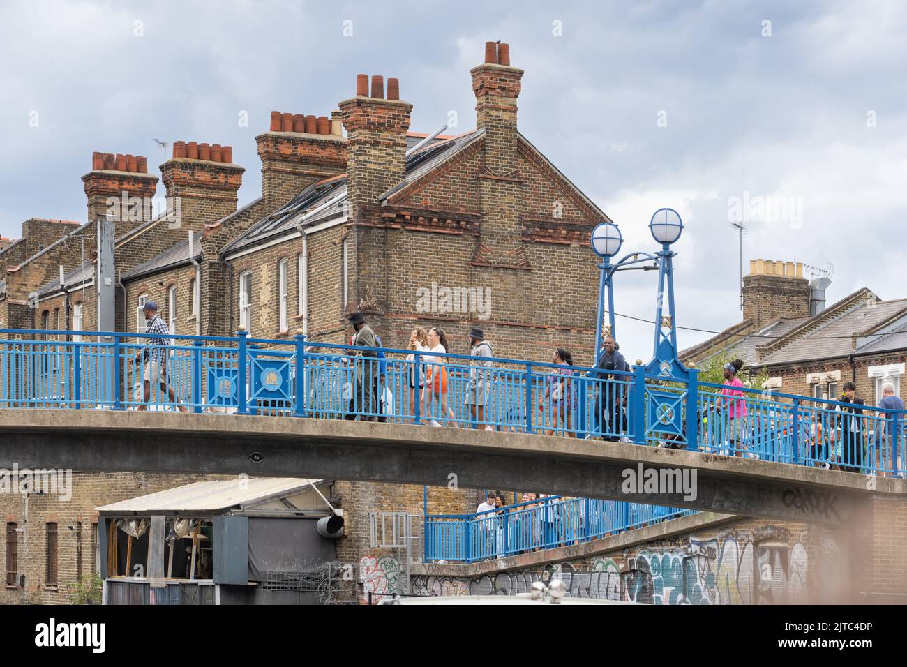Half Penny Steps, Harrow Road during notting hill carnival 2022, West ...